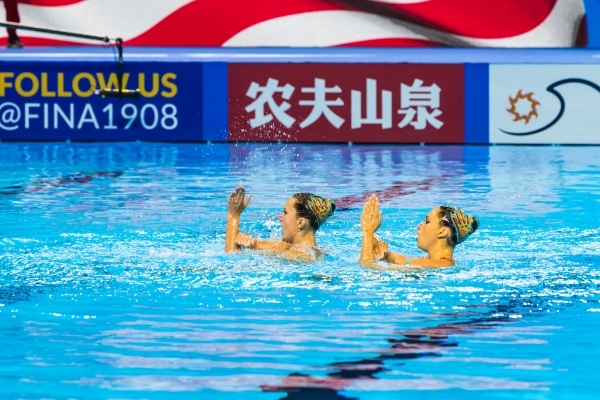 2019광주세계수영선수권대회, 듀엣 프리 예선전, 미국(USA)